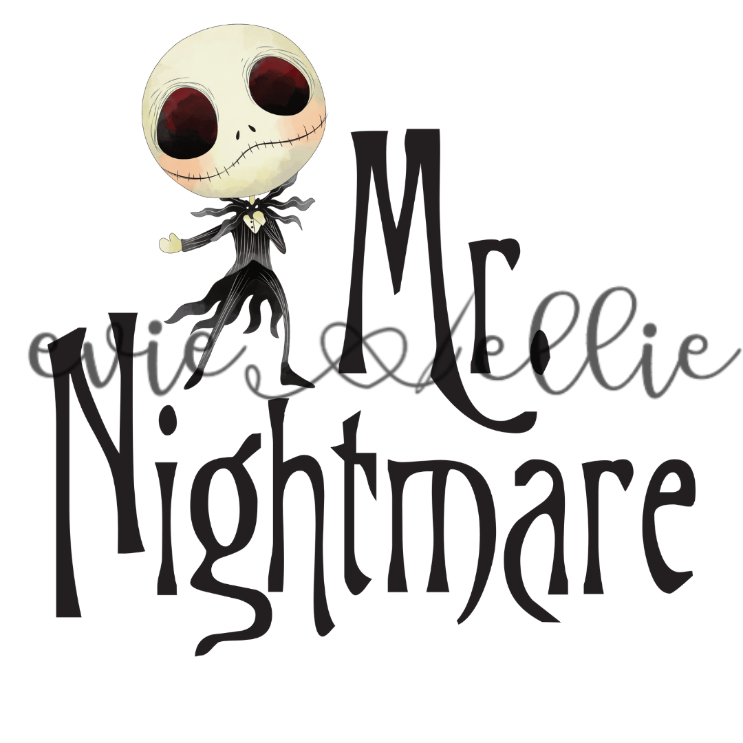 Mr Nightmare Sub – Evie and Ellie Designs