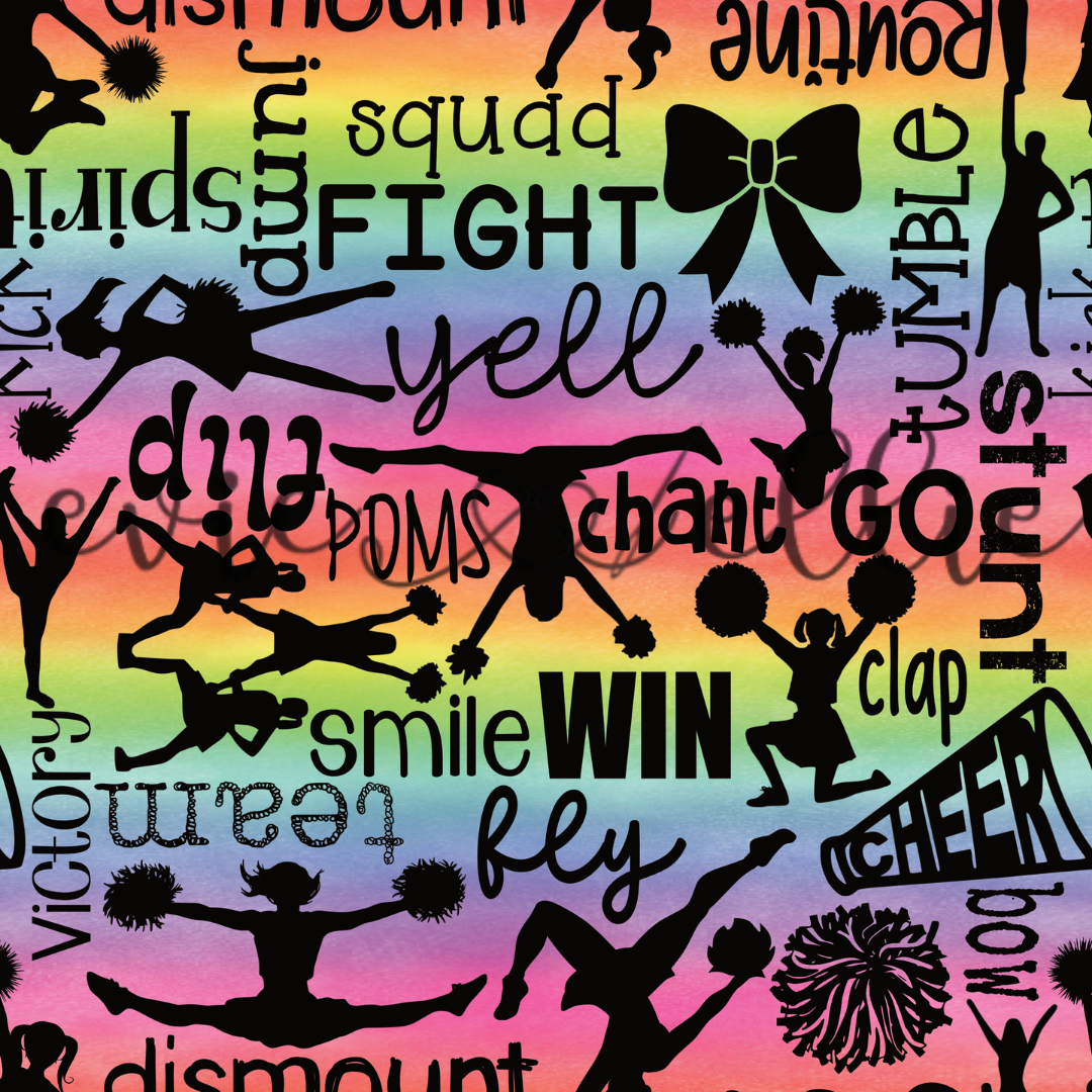 Cheerleading-- Multiple Colors – Evie and Ellie Designs