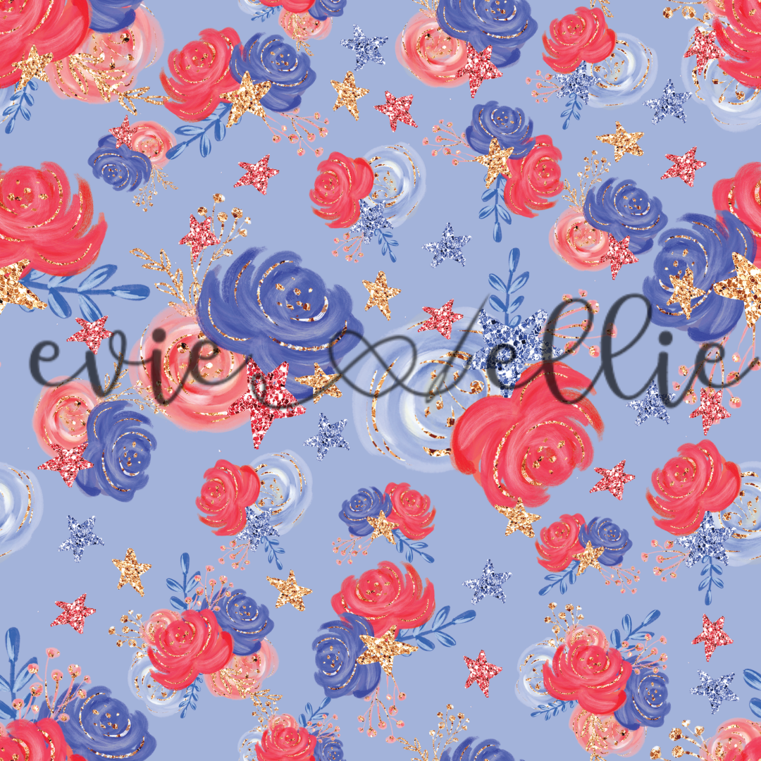 Lady Liberty Flowers-- Multiple Colors – Evie and Ellie Designs
