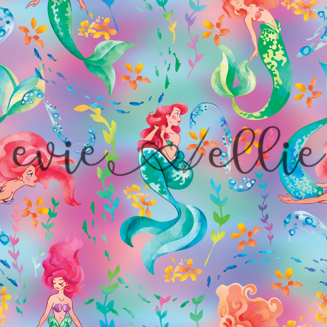 Mermaids-- Multiple Colors – Evie and Ellie Designs