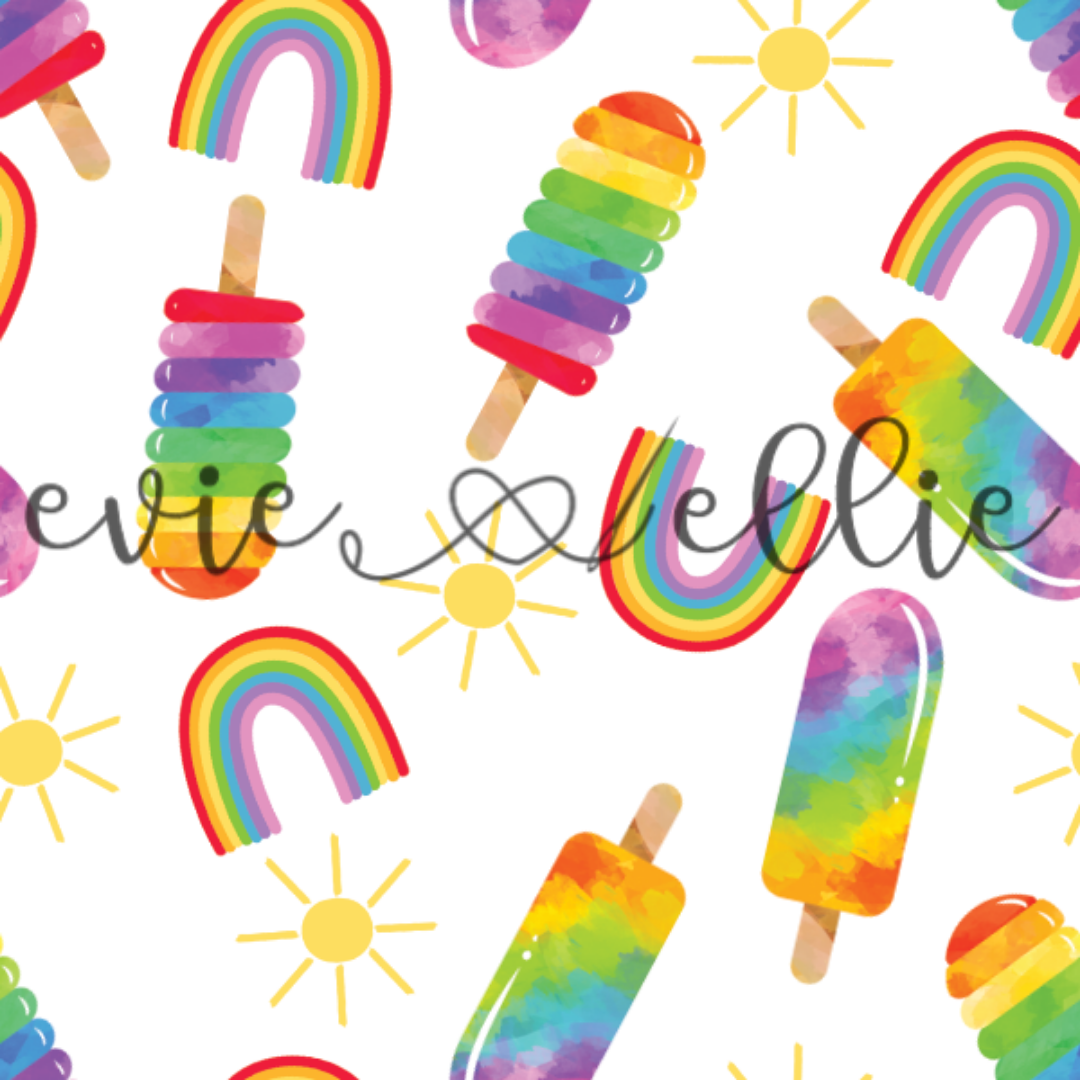 Rainbow Popsicles - Multiple Colors – Evie and Ellie Designs